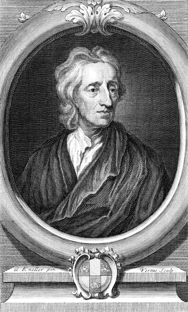 John Locke, English philosopher, c1713 posters & prints by George Vertue