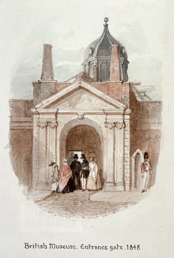 British Museum, entrance gate posters & prints by James Findlay
