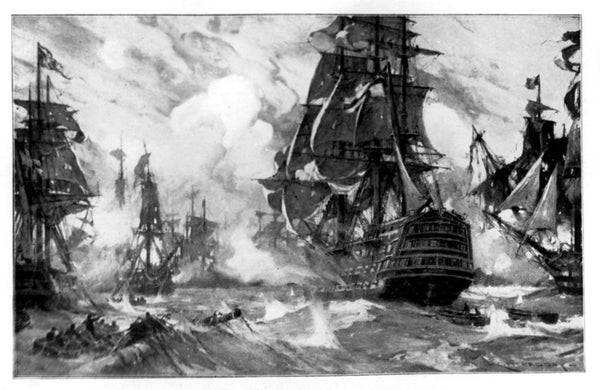 The 'Victory' at the Battle of Trafalgar posters & prints by Anonymous
