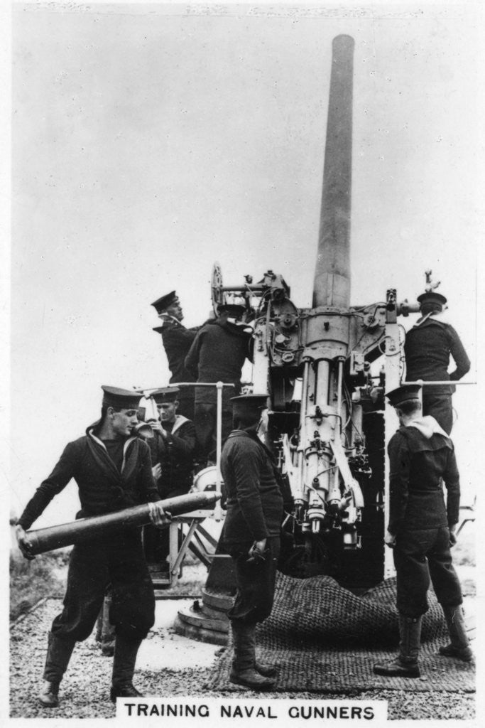 Training naval gunners, Whale Island, Portsmouth, Hampshire posters ...
