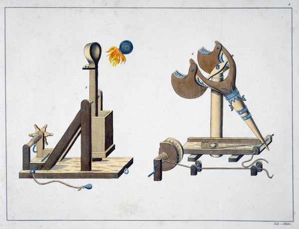 Siege catapults posters & prints by Friedrich Martin von Reibisch
