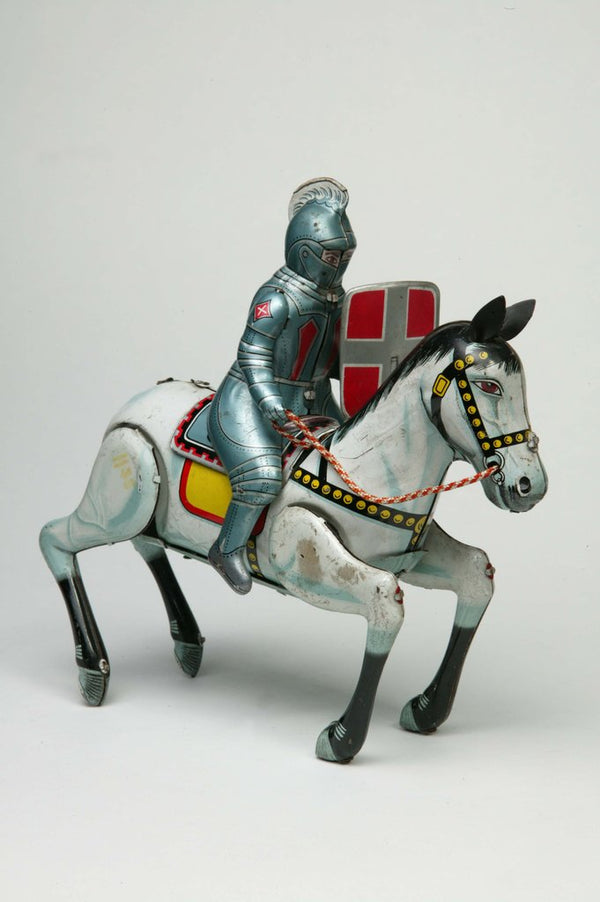 Clockwork toy knight and horse posters & prints by Yoneya Toys Co. Ltd