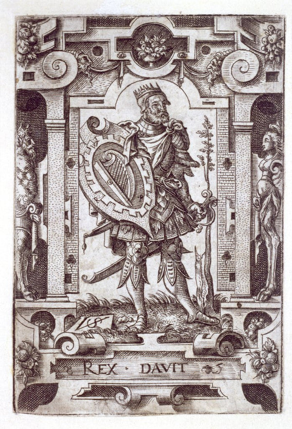 King David posters & prints by Virgil Solis