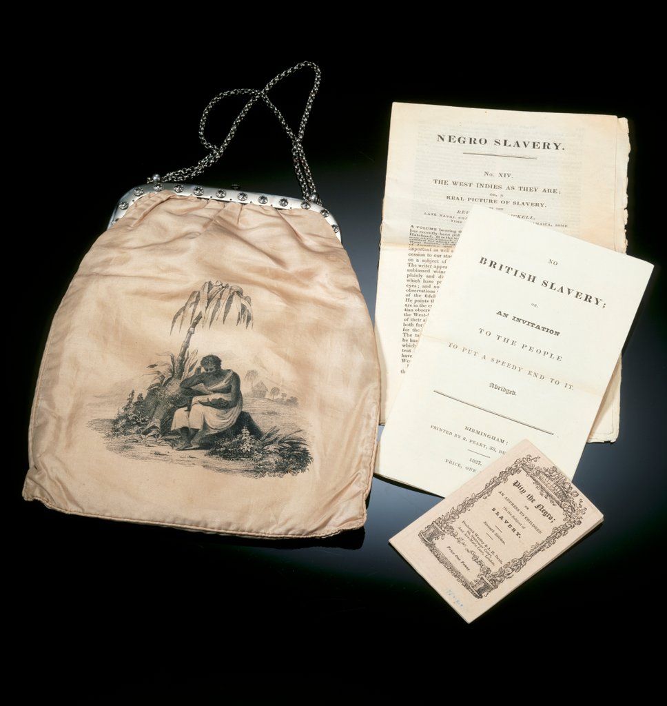 Slave purse and anti-slavery pamphlets posters & prints by Samuel Lines
