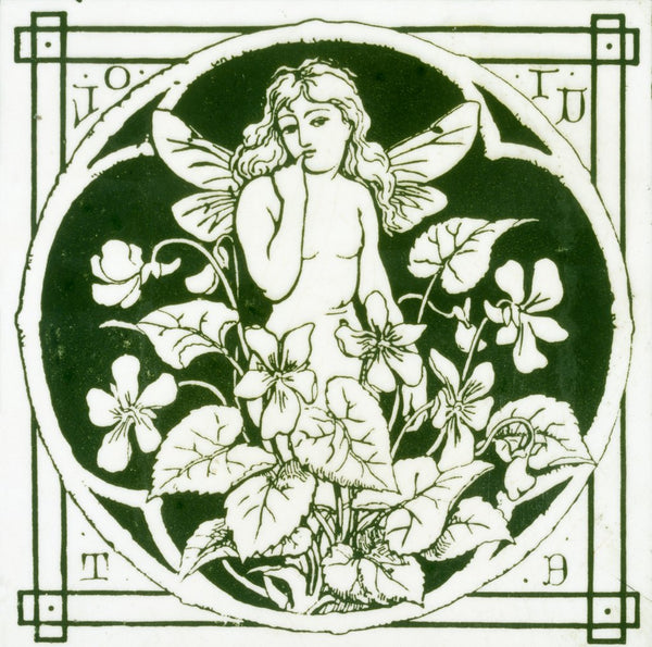 Winged nymph and violets posters & prints by C. O. Murray