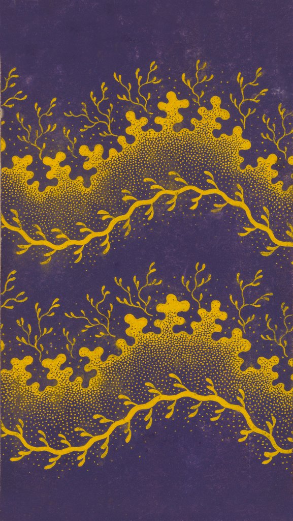 Textile design, from the Mulhouse Pattern Book. France, 19th century ...