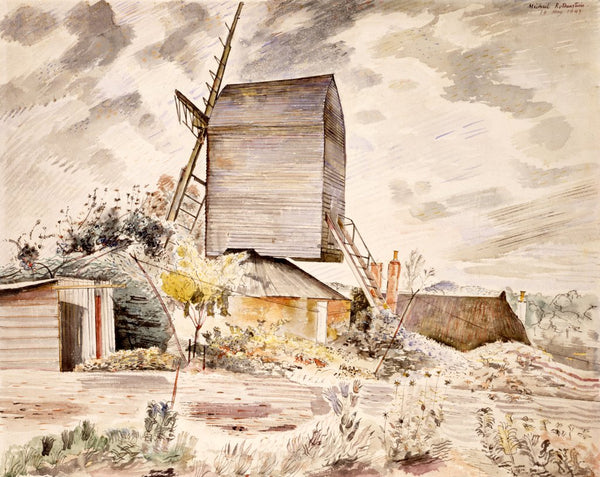 Post Mill, Finchingfield posters & prints by Michael Rothenstein