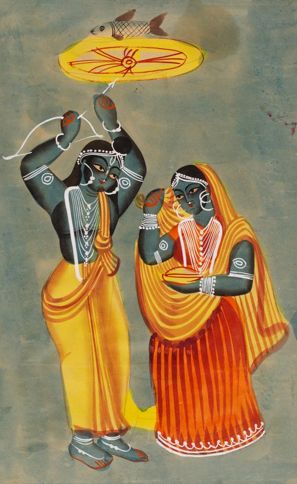 Arjuna and Draupadi posters & prints by Unknown