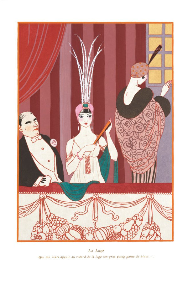 La Loge posters & prints by Georges Barbier
