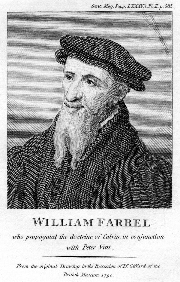 William Farel, 16th century French evangelist posters & prints by Anonymous