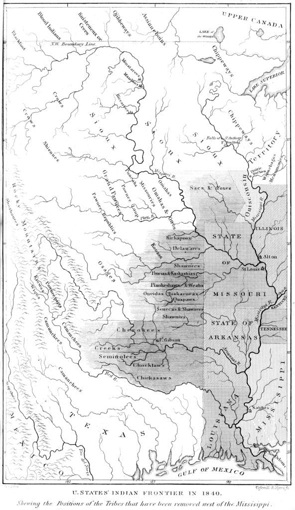 United States Indian frontier posters & prints by Tofswill and Myers