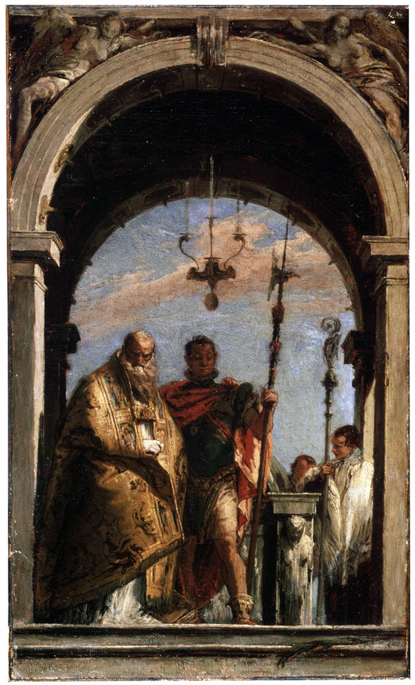Two Saints, 1740-1745. posters & prints by Giovanni Battista Tiepolo