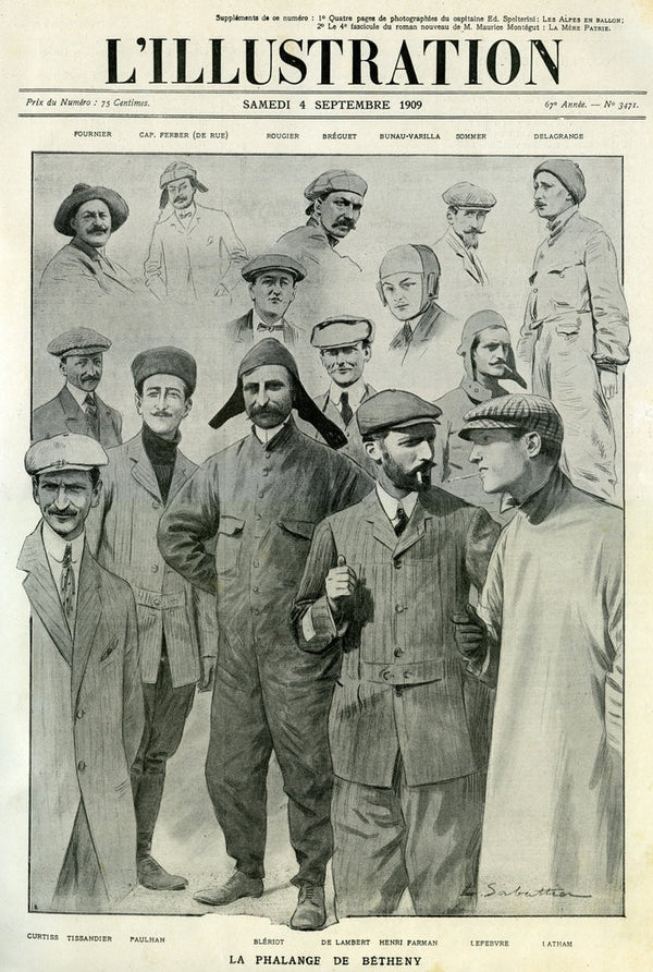 Famous aviators, cover of L'Illustration posters & prints by Anonymous