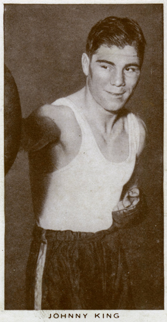Johnny King, British boxer posters & prints by Anonymous
