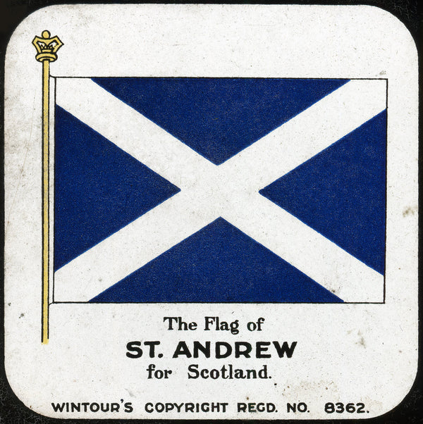 The Flag of St Andrew for Scotland posters & prints by Anonymous