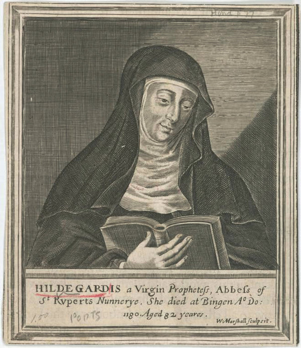 Hildegard of Bingen, 17th century posters & prints by Anonymous