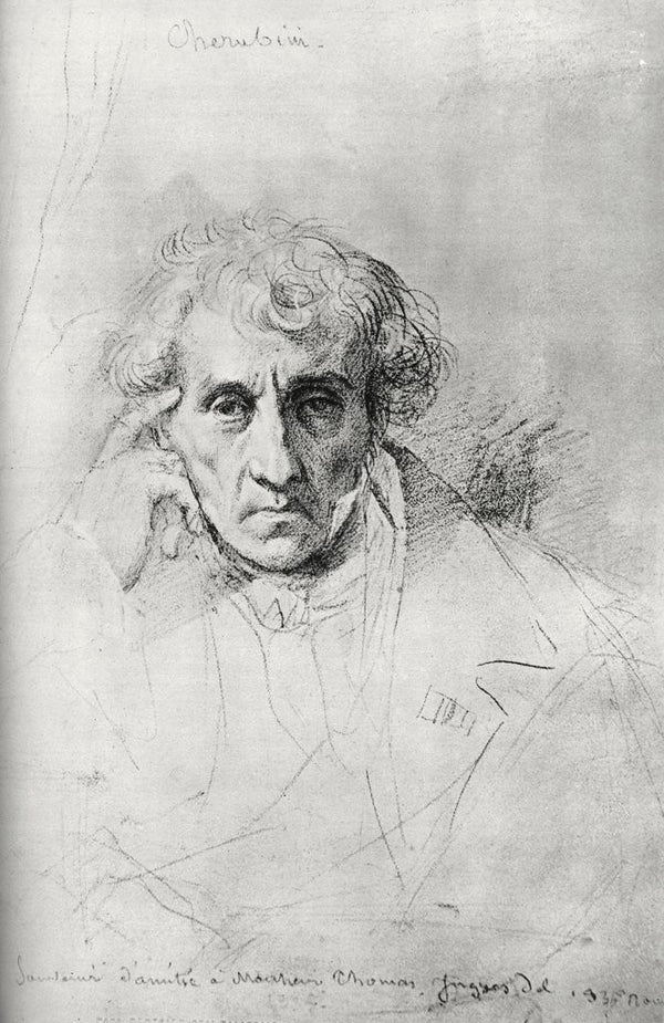 Luigi Cherubini posters & prints by Jean-Auguste-Dominique Ingres