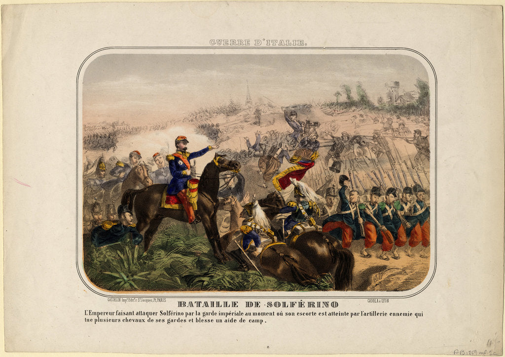 The Battle of Solferino, 1859 posters & prints by Anonymous