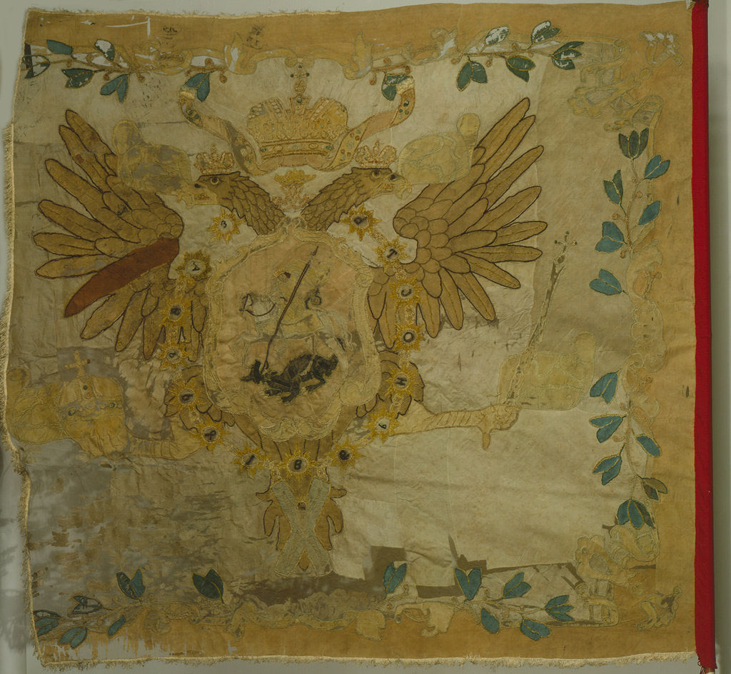 Saint George Flag of the Infantry Regiment at the Time of Anna ...