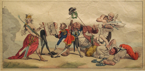 The entrance of censorship in Germany, 1842 posters & prints by Johann ...