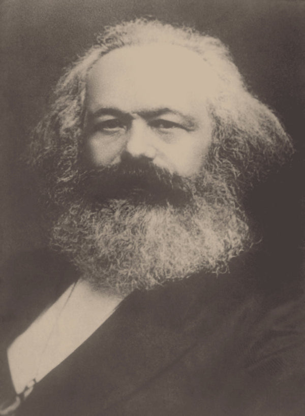 Portrait of Karl Marx, posters & prints by Anonymous