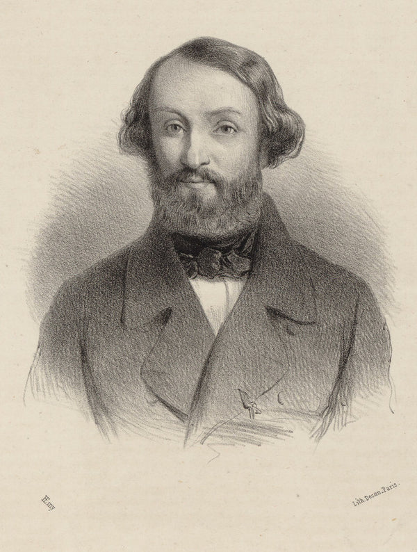 Portrait of the composer Albert Grisar, 1850 posters & prints by Anonymous