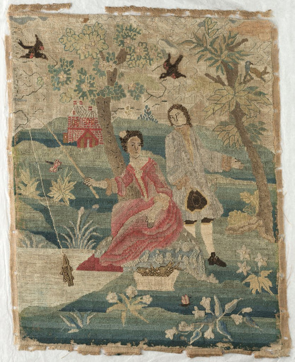 Fishing Lady, 1700s posters & prints by Unknown