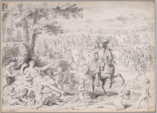 Louis XIV Captured by Venus, early 1670s posters & prints by Charles Le ...