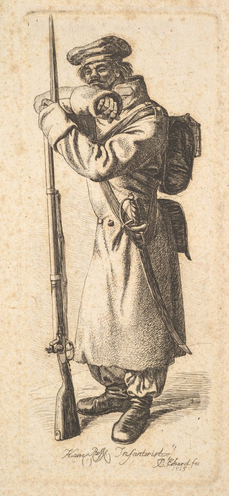 The Russian Infantryman, 1815 posters & prints by Johann Christian Erhard