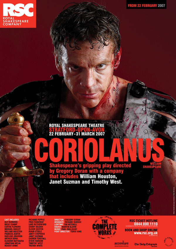Coriolanus, 2007 posters & prints by Gregory Doran