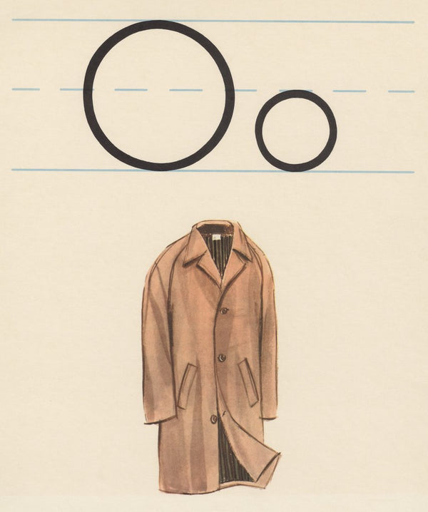 O is for overcoat posters & prints by Anonymous