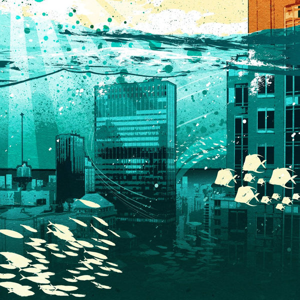 Urban fishbowl posters & prints by Anonymous