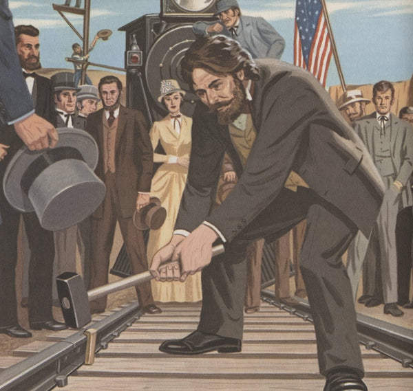 Last spike of the first transcontinental railroad posters & prints by ...