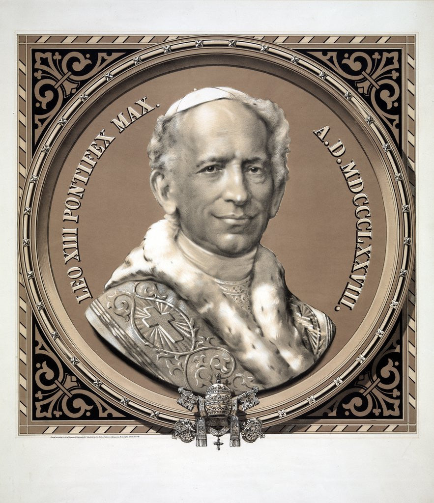 Bust Portrait of Pope Leo XIII posters & prints by Anonymous