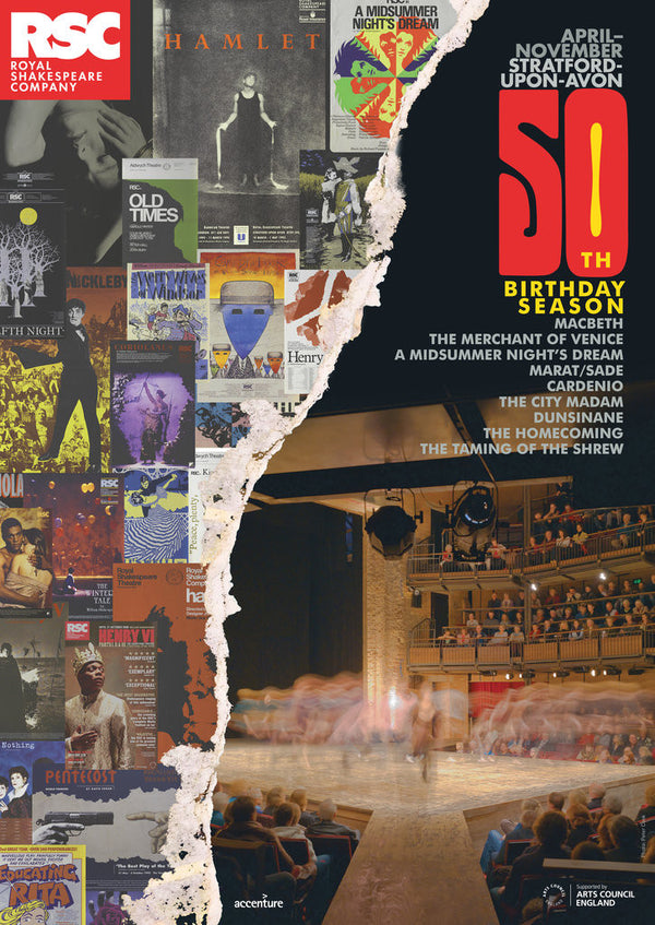 RSC 50th Birthday Season Poster, 2011 posters & prints by Michael Boyd