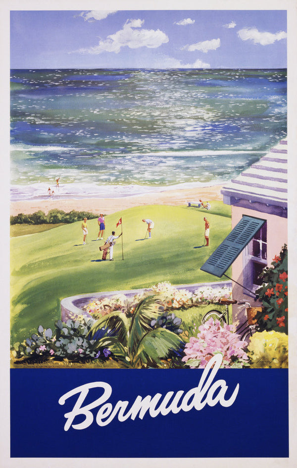 Bermuda Travel Poster posters & prints by Anonymous