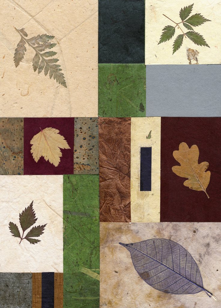 Essential Nature Block Print I posters & prints by Phillip Jaeger