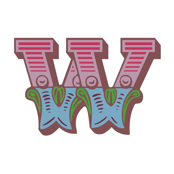 Letter W (White background) posters & prints by Magnolia Box
