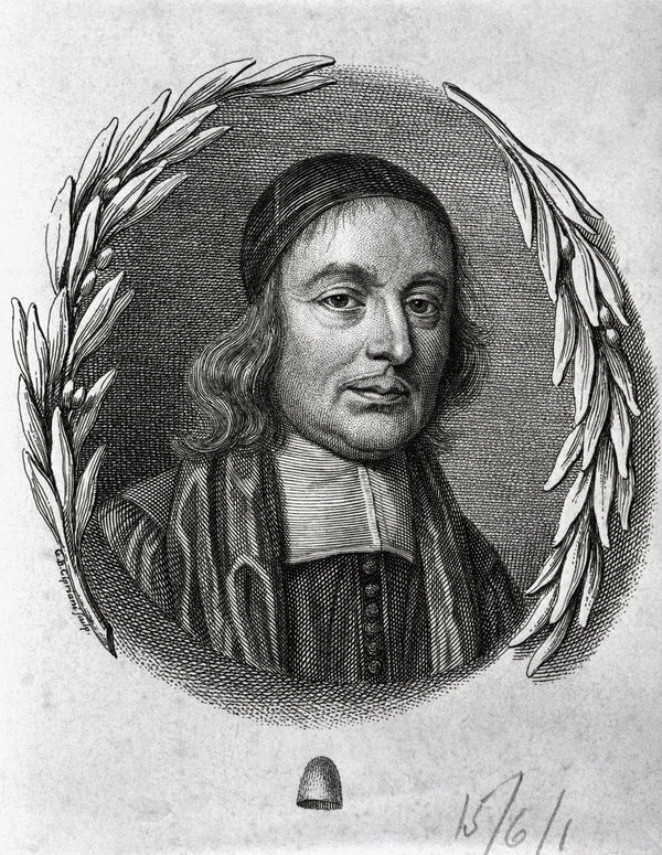 Engraving of Mathematician John Wallis posters & prints by Anonymous