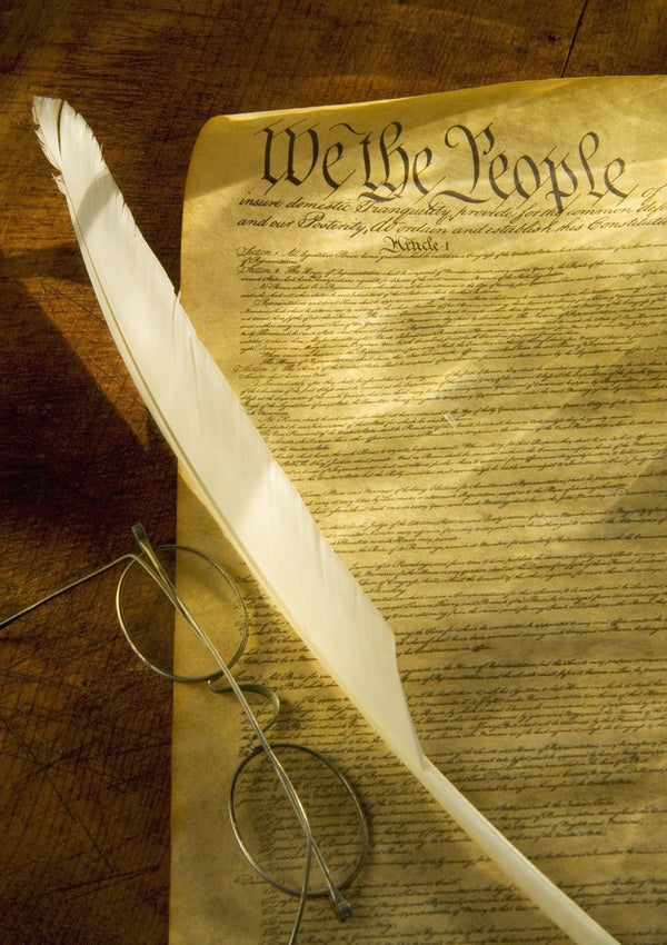 United States Constitution and Quill posters & prints by Anonymous