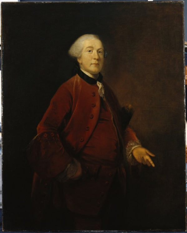 Portrait of George Ashby, standing posters & prints by Joshua Reynolds