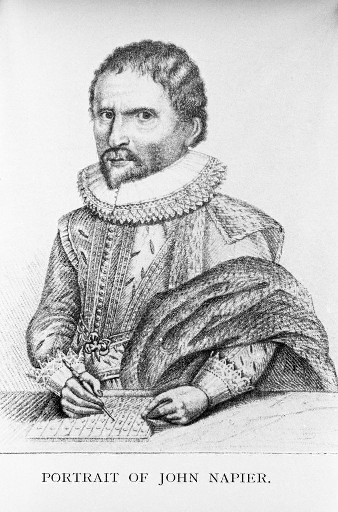 John Napier Portrait John Napier Invents Logarithms : History Of