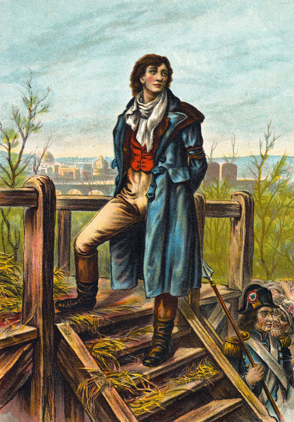 Man Climbing Gallows Scaffold posters & prints by Anonymous