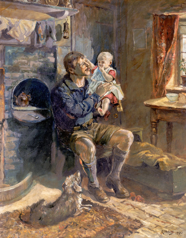 Geordie Haad the Bairn posters & prints by Ralph Hedley (after)