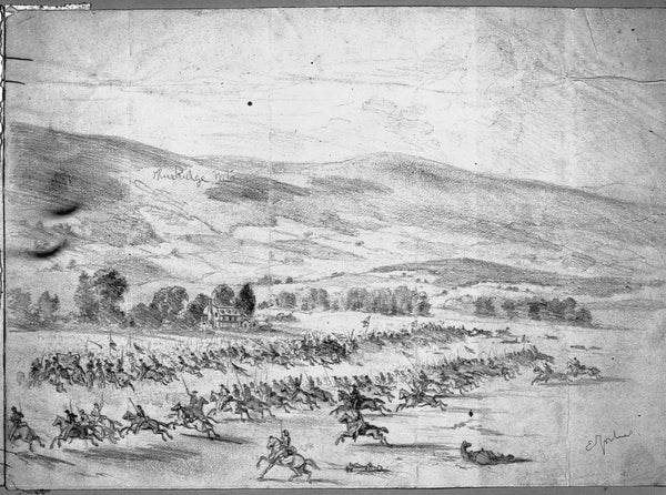 Charge of Union Cavalry posters & prints by Edwin Forbes