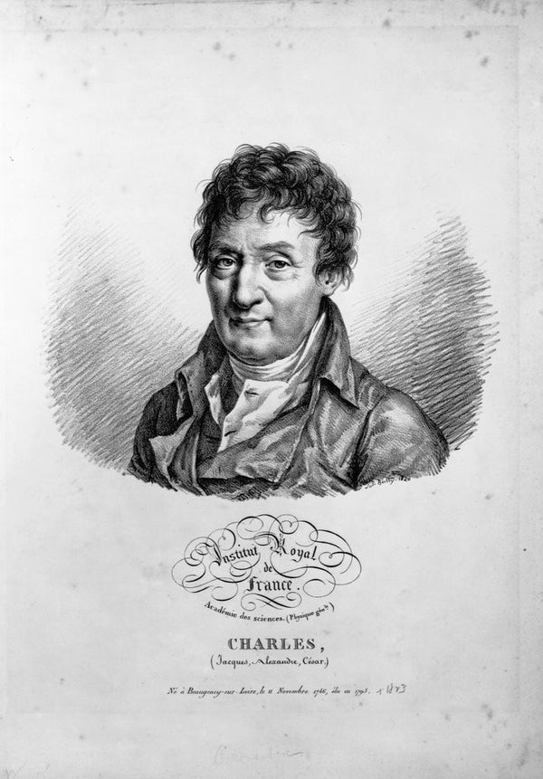 Engraving of Jacques Alexandre Cesar Charles posters & prints by Anonymous