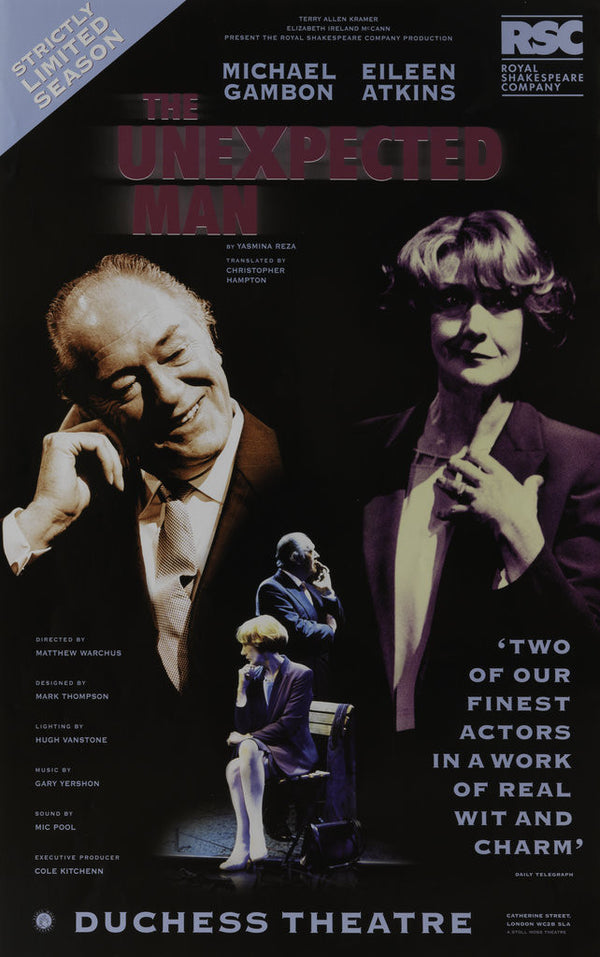 The Unexpected Man, 1998 posters & prints by Matthew Warchus
