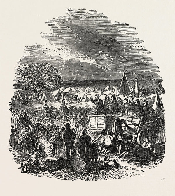 Joseph Smith Preaching in the Wilderness., the Mormons posters & prints ...