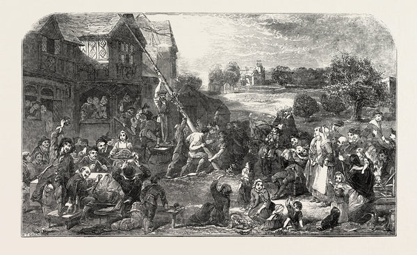 Raising the Maypole posters & prints by Anonymous