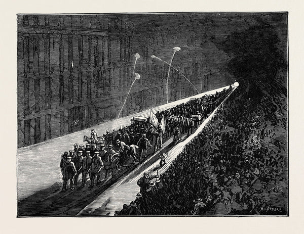 Sketches in New York During the Presidential Election: Evening ...